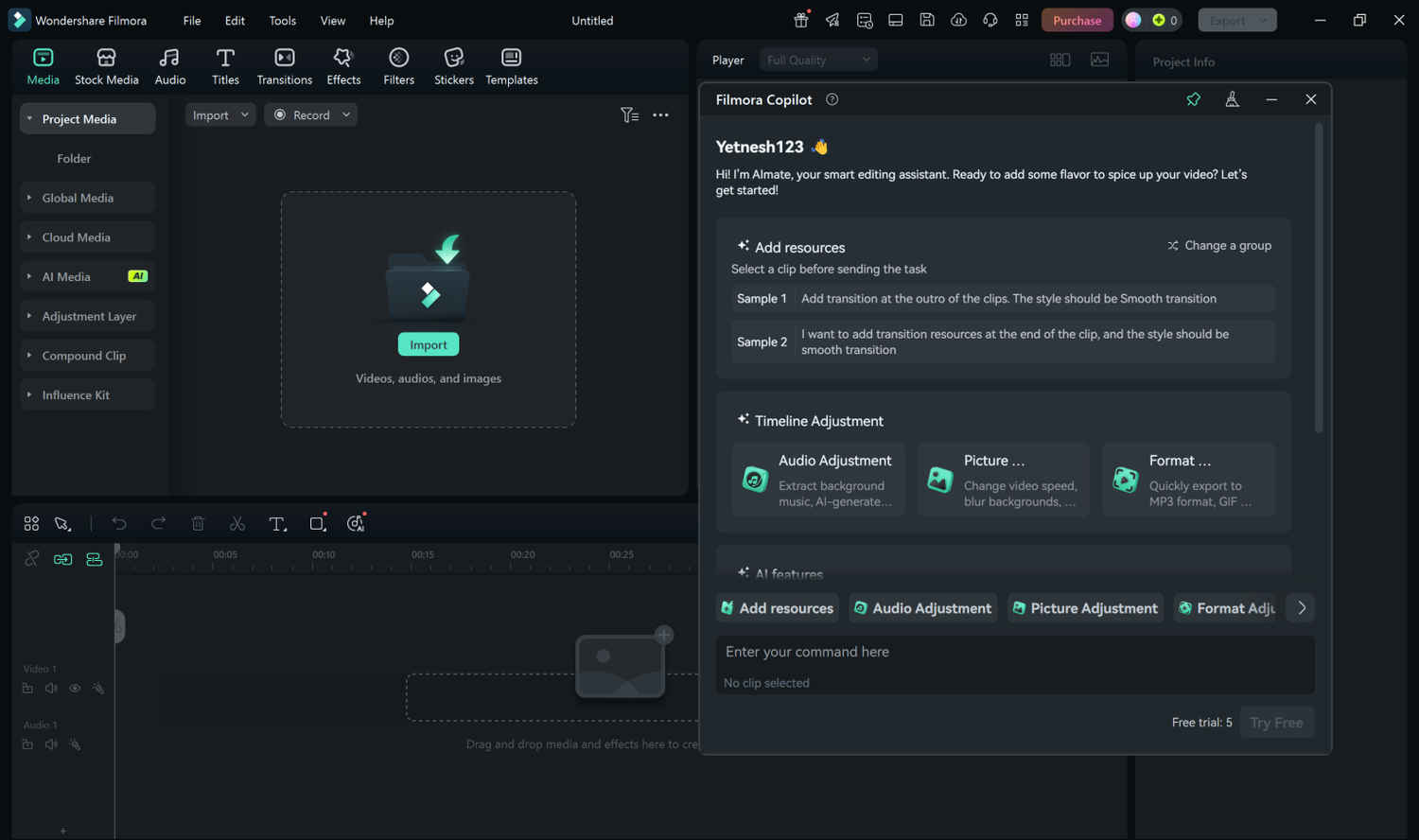 How to Use AI in Wondershare Filmora: Guide to AI Copilot, Smart Cutout, Speech Tools and More ...