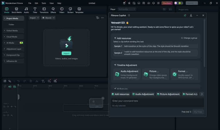 How to Use AI in Wondershare Filmora: Guide to AI Copilot, Smart Cutout ...