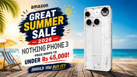 Amazon Great Summer Sale 2026: Nothing Phone 3 price drops to under Rs ...