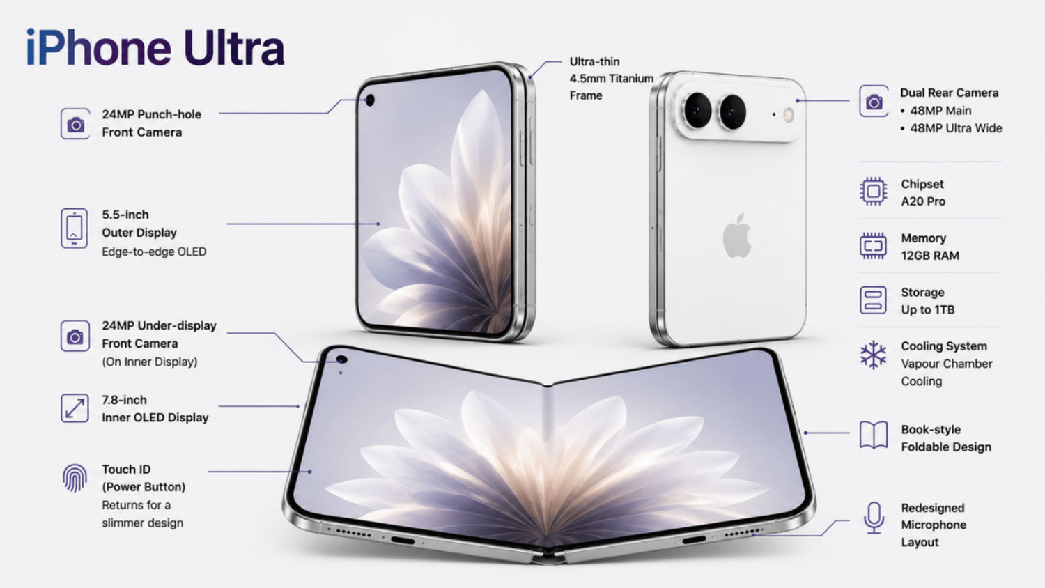Apple iPhone Ultra tipped to debut in one colour variant: Specs, launch ...