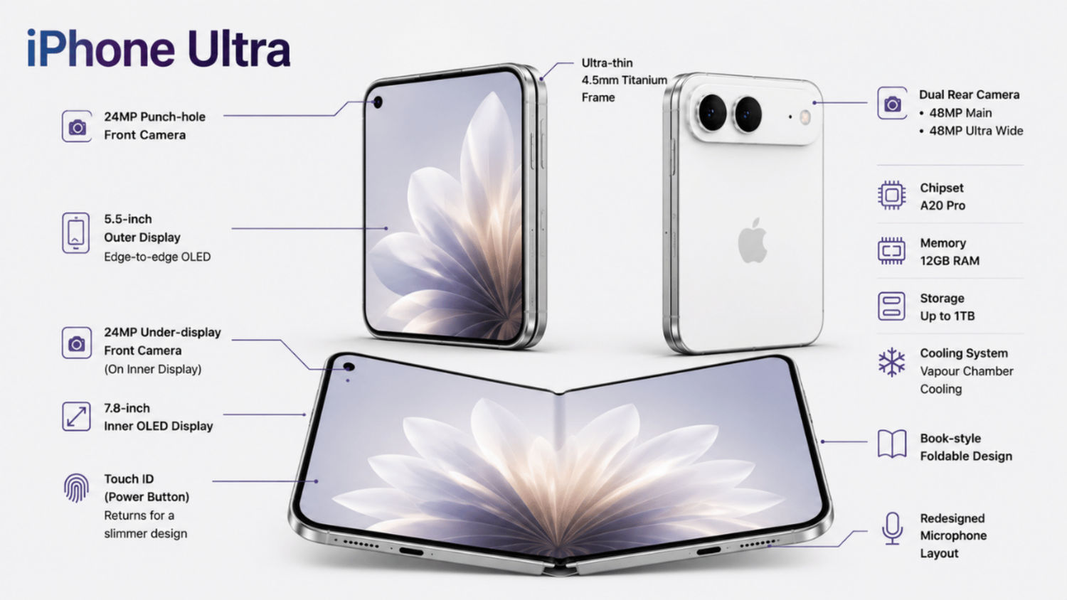Apple iPhone Ultra tipped to debut in one colour variant: Specs, launch ...