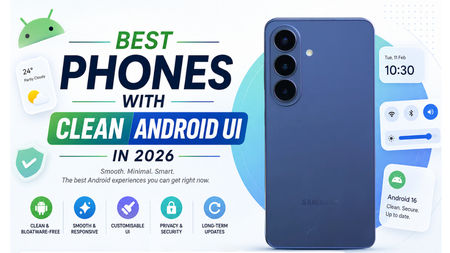 Best phones with clean Android UI in 2026