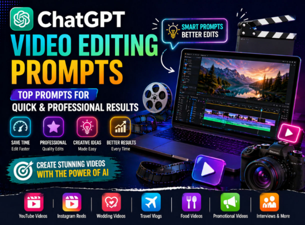 ChatGPT Video Editing Prompts: ವಿಡಿಯೋ ಎಡಿಟ್‌ ಮಾಡಲು ಇಲ್ಲಿವೆ 10+ ಬೆಸ್ಟ್ ...
