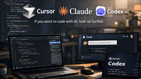 Cursor, Claude, Codex: If you want to code with AI, look no further