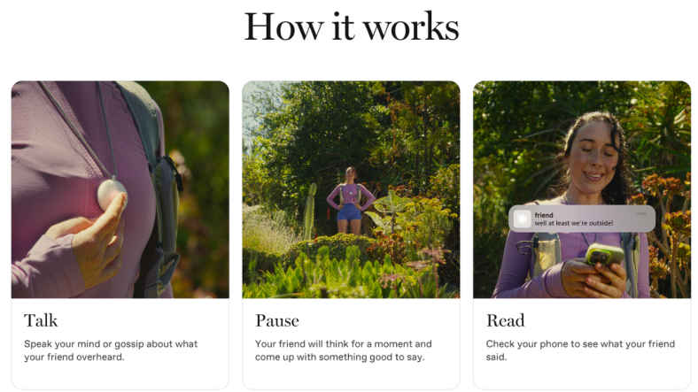 Meet Friend: An AI necklace designed by a Harvard dropout