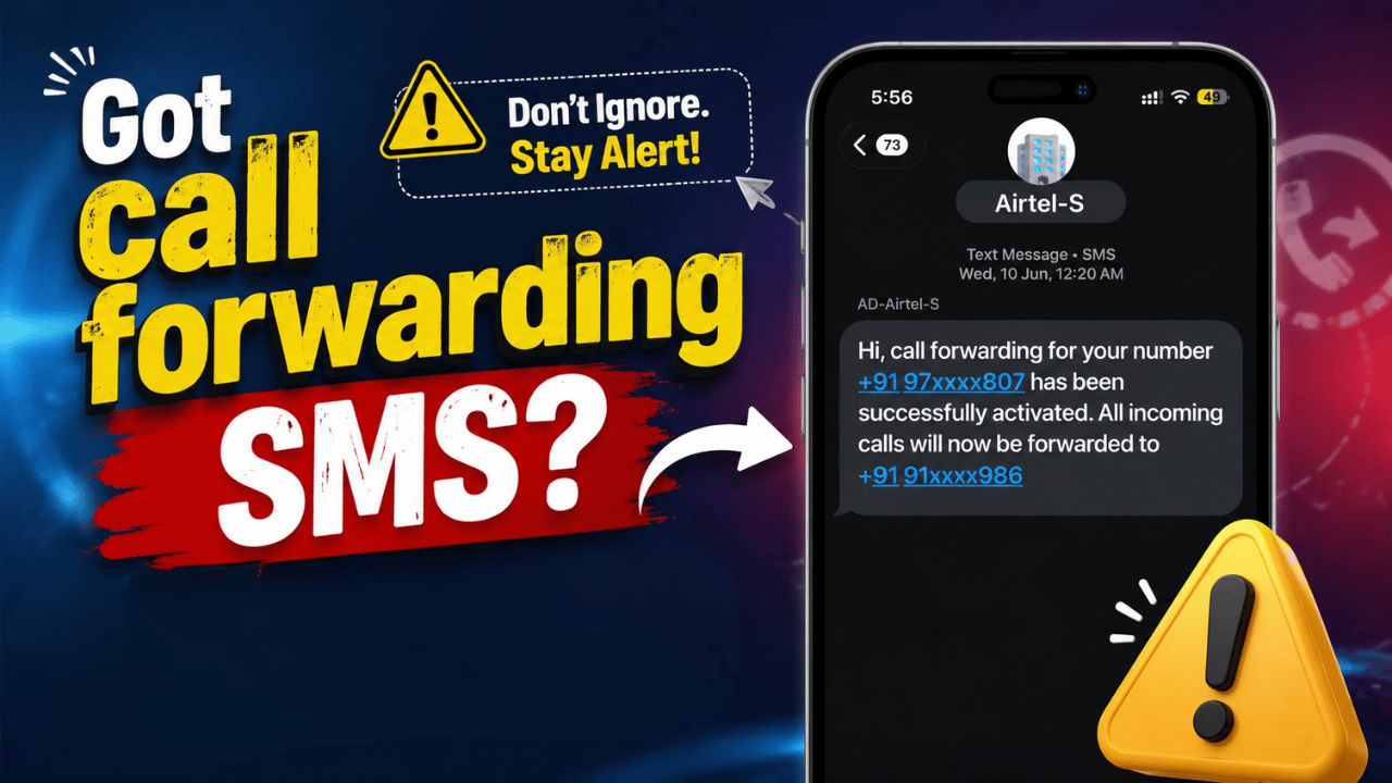 Got call forwarding SMS? Here is what you should do before scammers ...