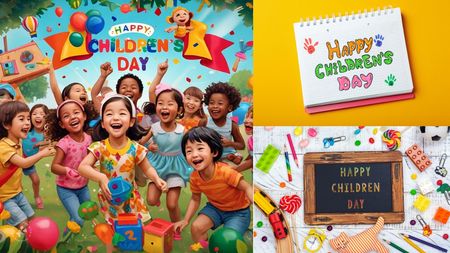 Happy Children's Day 2024: విషెస్ మరియు AI ఇమేజెస్ ఎలా డౌన్లోడ్ ...