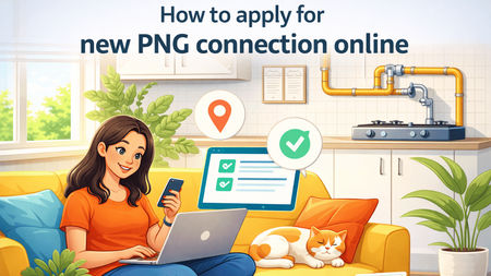 How to apply for new PNG connection online