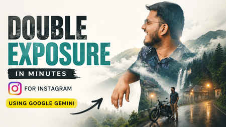 How to make trending double exposure travel images for Instagram