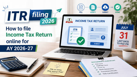 ITR filing 2026: How to file Income Tax Return online for AY 2026-27