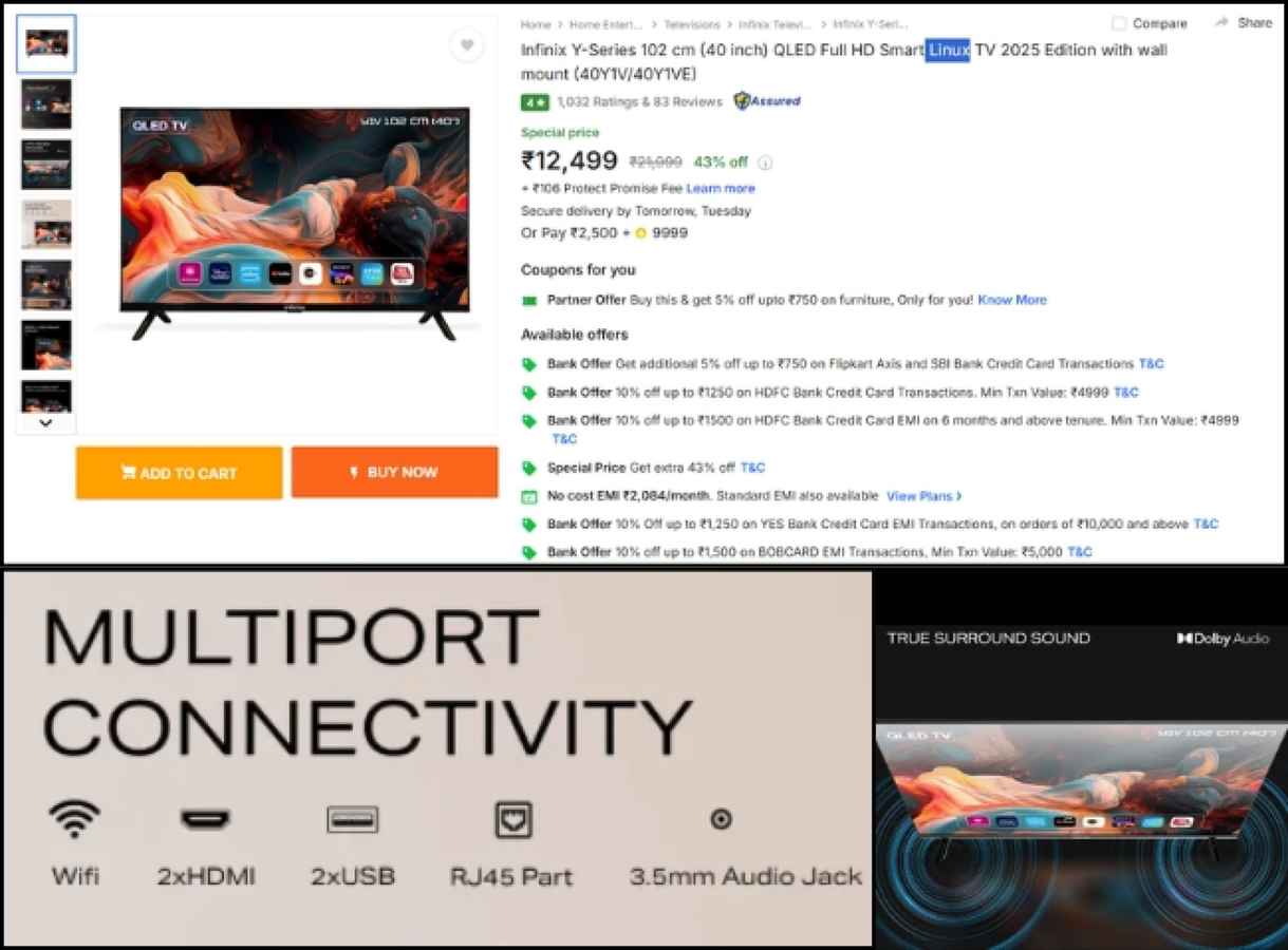 11 వేల బడ్జెట్ ధరలో బిగ్ QLED Smart TV కోసం చూసే వారికి బెస్ట్ డీల్.!