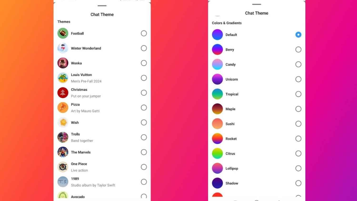 Customise your Instagram chats with themes & colours: Here's how