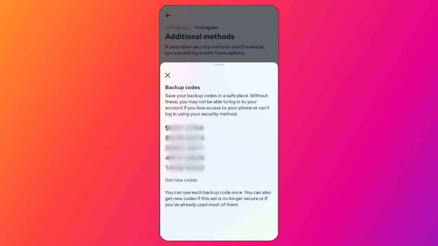 Instagram backup code: What it is & how to use it for account recovery