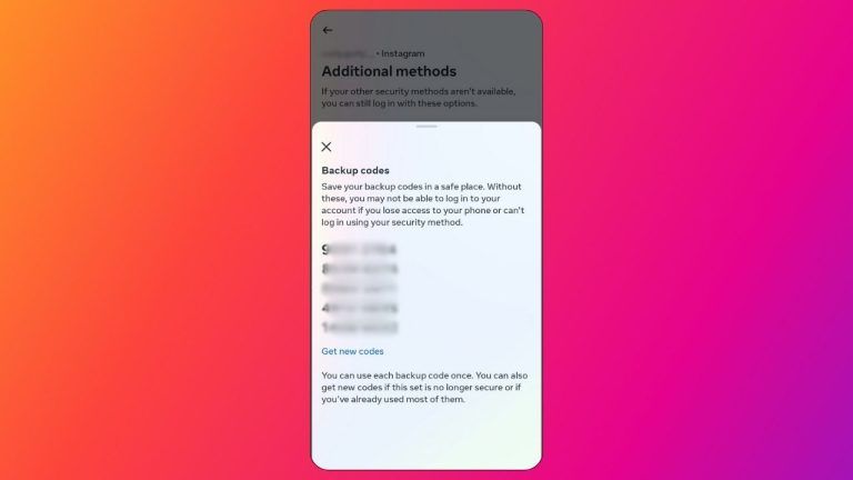 Instagram backup code: What it is & how to use it for account recovery