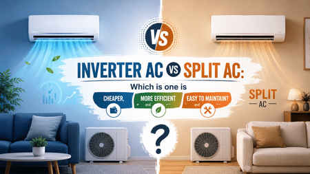 Inverter AC vs split AC: Which is one is cheaper, is more efficient and ...