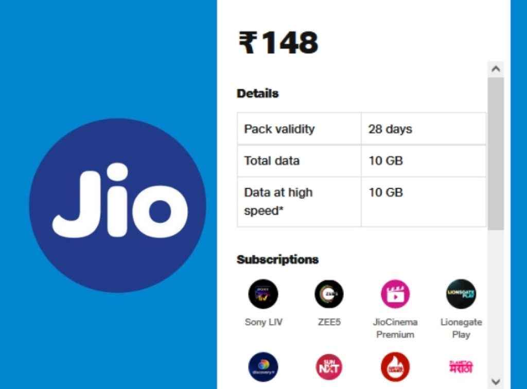 Jio lowest recharge plan: 28 ദിവസം വാലിഡിറ്റി, ജിയോസിനിമ പ്രീമിയം ഉൾപ്പെടെ 12 OTT ഫ്രീ!