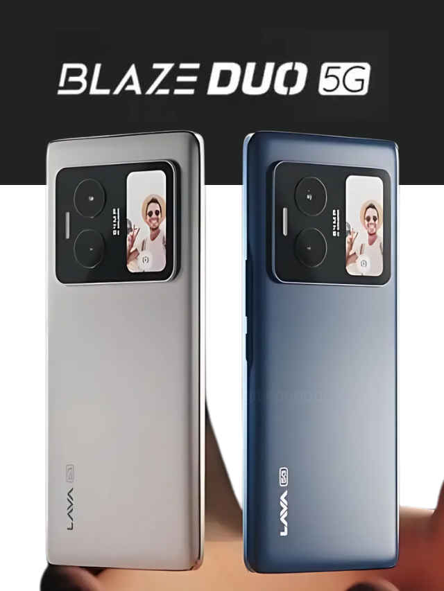 Lava Blaze Duo 5G ಸ್ಮಾರ್ಟ್ಫೋನ್ ಡ್ಯುಯಲ್ ಡಿಸ್ಪ್ಲೇಯೊಂದಿಗೆ ಬಿಡುಗಡೆ! ಬೆಲೆ ...