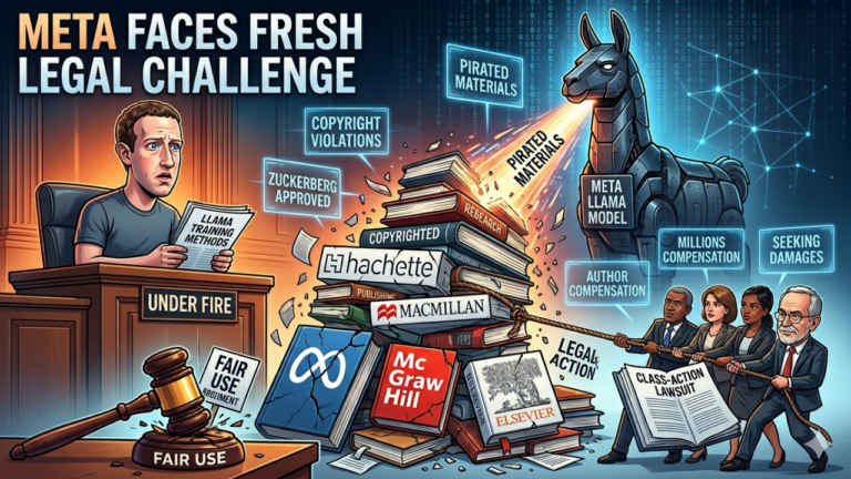 Meta, Mark Zuckerberg sued for allegedly using pirated books to train AI