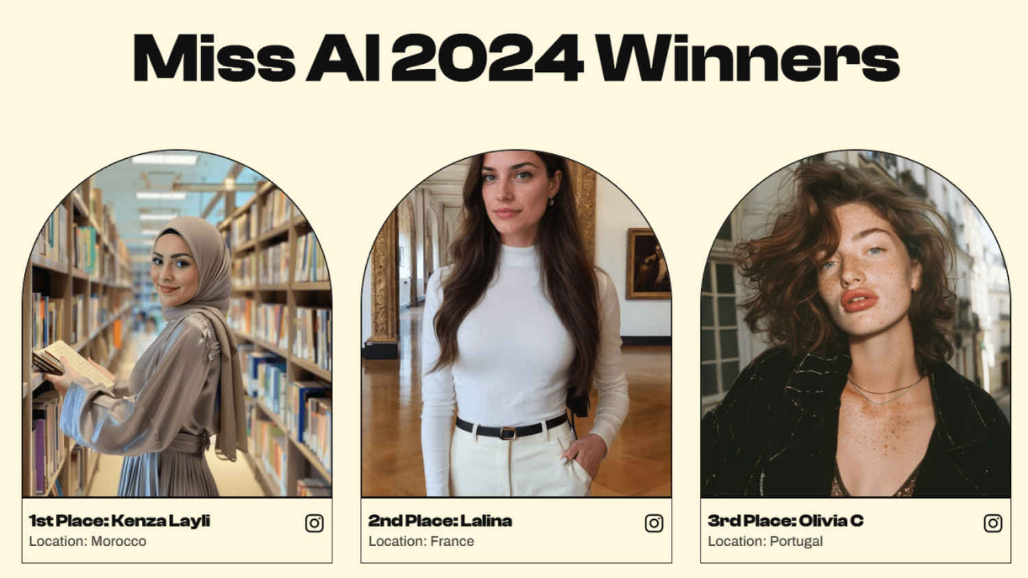 Meet Kenza Layli: Winner of world's first Miss AI beauty pageant