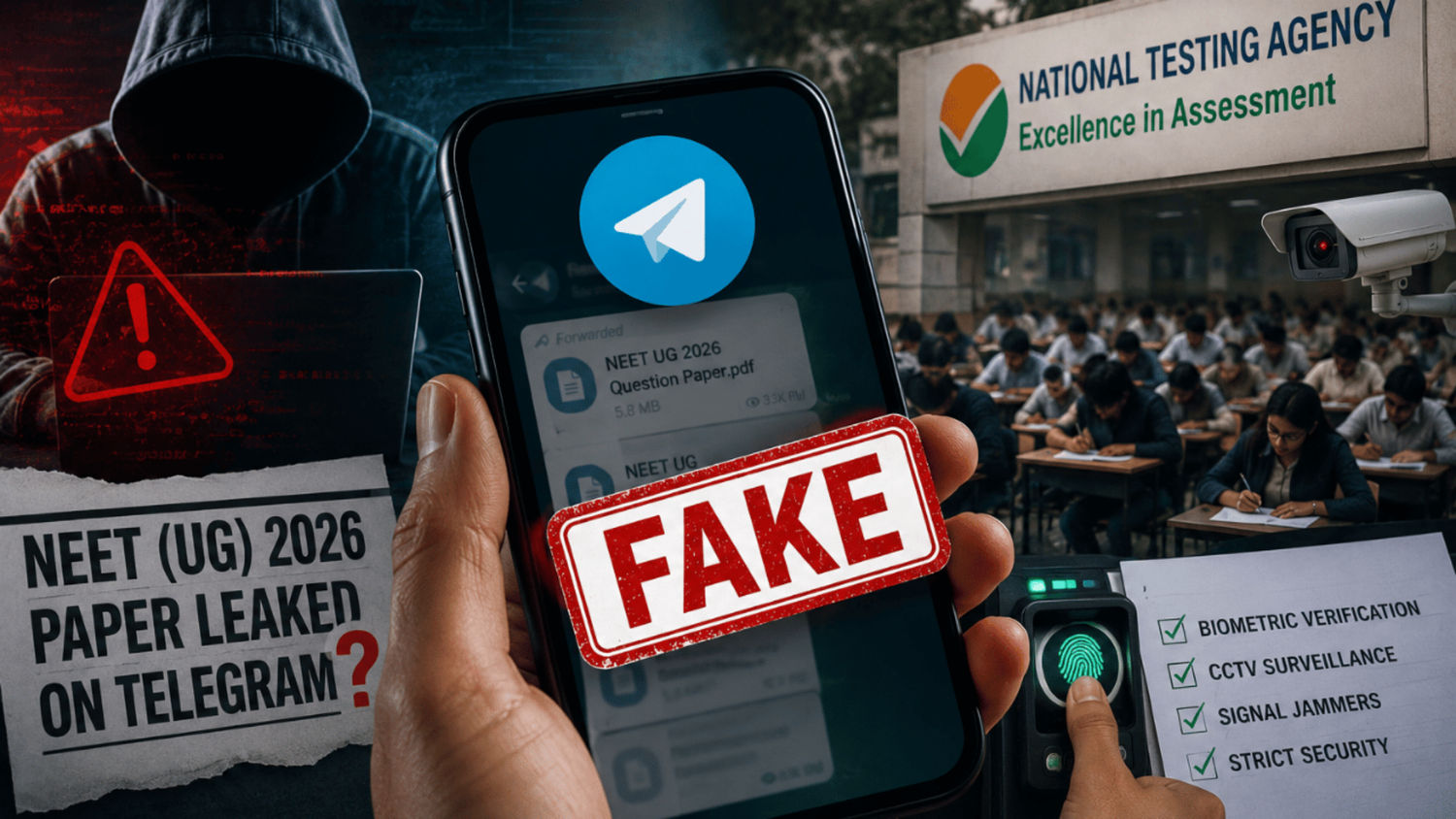 NEET (UG) 2026 re-examination question paper leaked on Telegram? Here ...