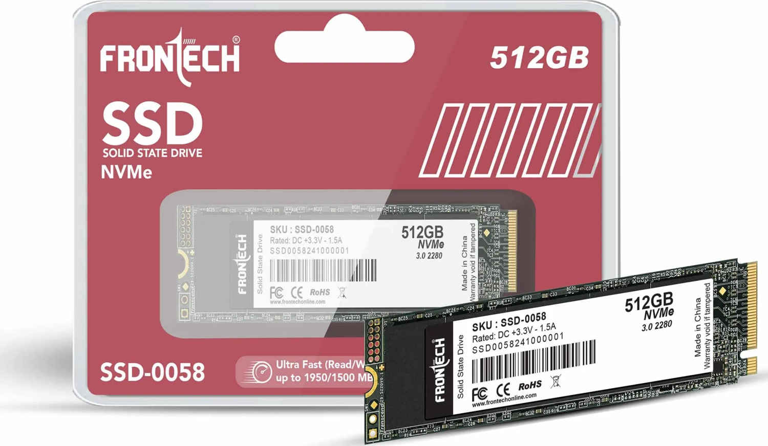 Frontech SSD-0058 512 GB NVMe M.2 Internal Solid State Drive | Price, Key Features and ...