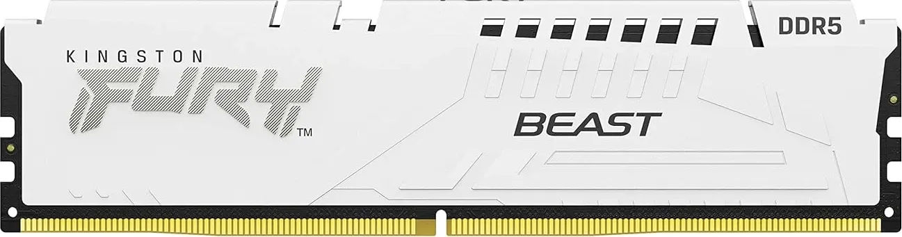 Kingston Fury Beast White KF560C36BWE-32 32 GB DDR5-6000 Desktop RAM ...