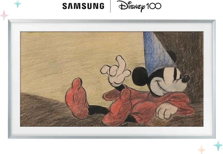 Samsung The Frame Disney100 Edition 55 inch Ultra HD 4K Smart QLED TV ...