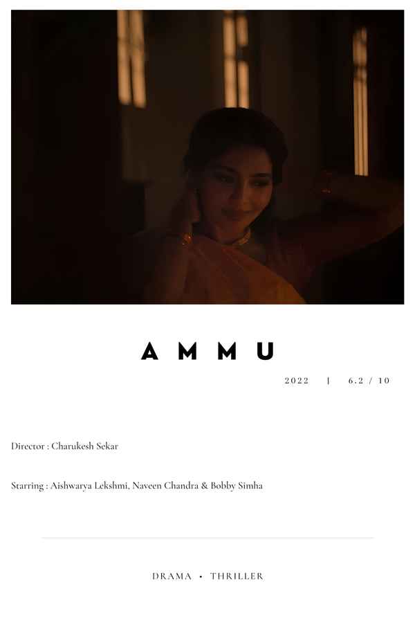 Ammu Movie (2022) | Release Date, Cast, Trailer, Songs, Streaming Online at Prime Video