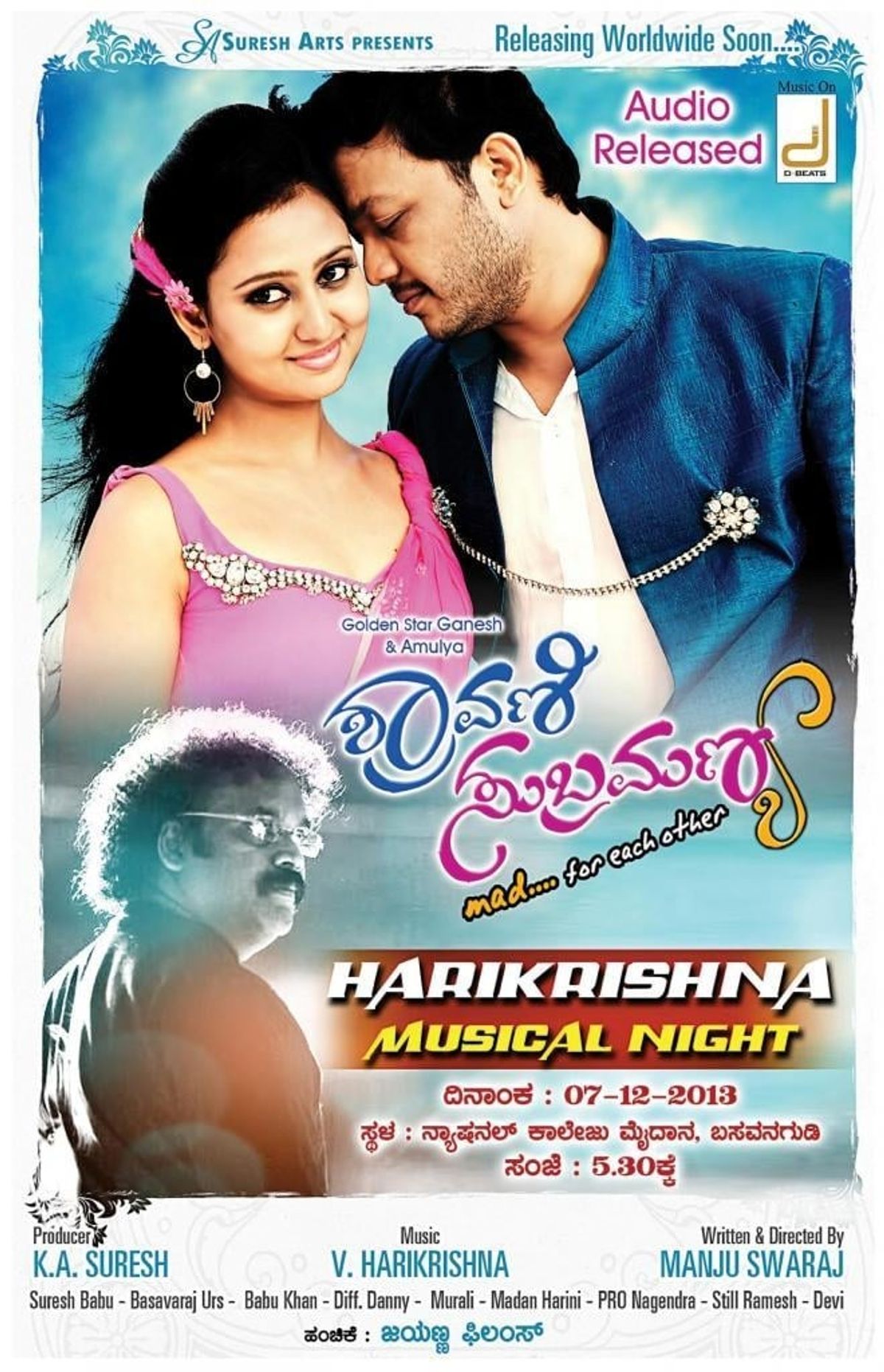 Shravani Subramanya Movie (2013) | Release Date, Cast, Trailer, Songs ...