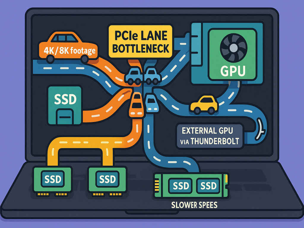 PCIe lane allocation: The silent bottleneck in modern laptops