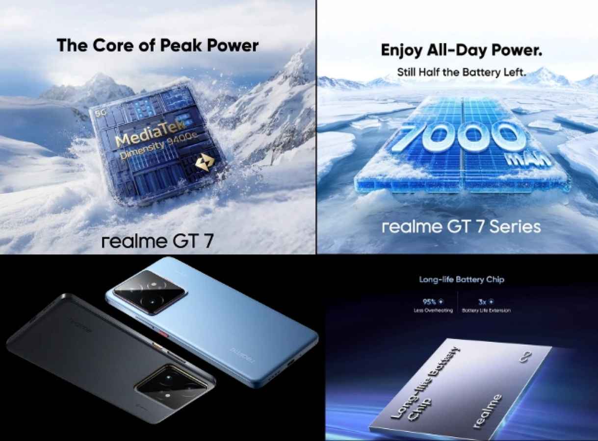 শক্তিশালী মিডিয়াটেক ডাইমেনসিটি 9400 চিপসেট এবং 7000mAh ব্যাটারি সহ Realme GT 7 আসছে লঞ্চ