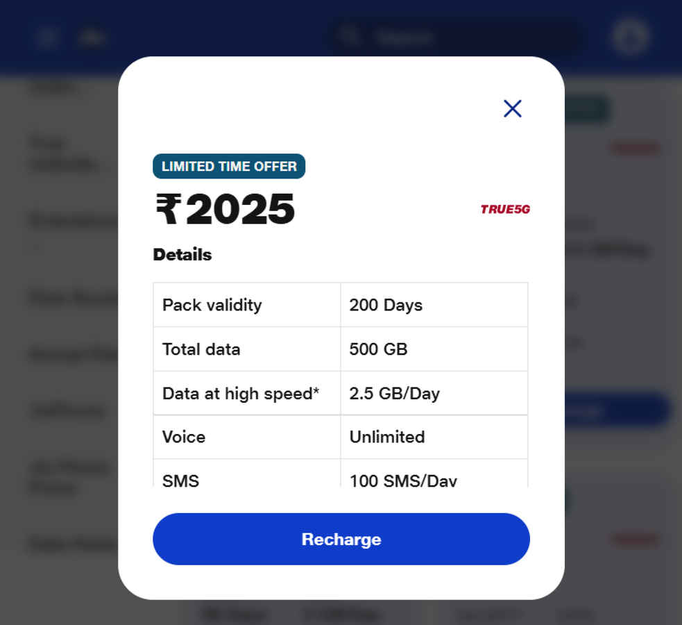 2025 Plan: Jio New Year സ്പെഷ്യൽ 200 ദിവസത്തേക്ക്, 2,150 രൂപയുടെ ...
