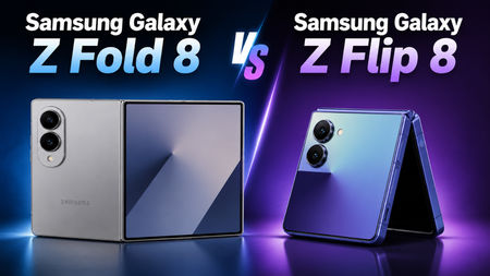 Samsung Galaxy Z Fold 8 vs Galaxy Z Flip 8: India price, camera ...