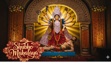 Shubho Mahalaya 2025 wishes in Bangla: মহালয়ার শুভ সকালে প্রিয়জনদের ...