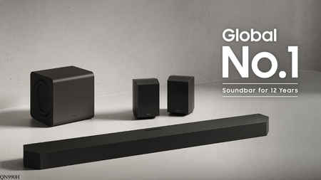 Samsung remains at top spot in global soundbar market for 12th year ...
