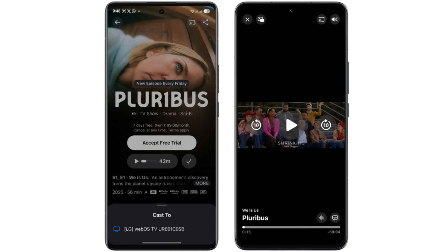Apple TV app on Android gets Google Cast: Here’s how to use it