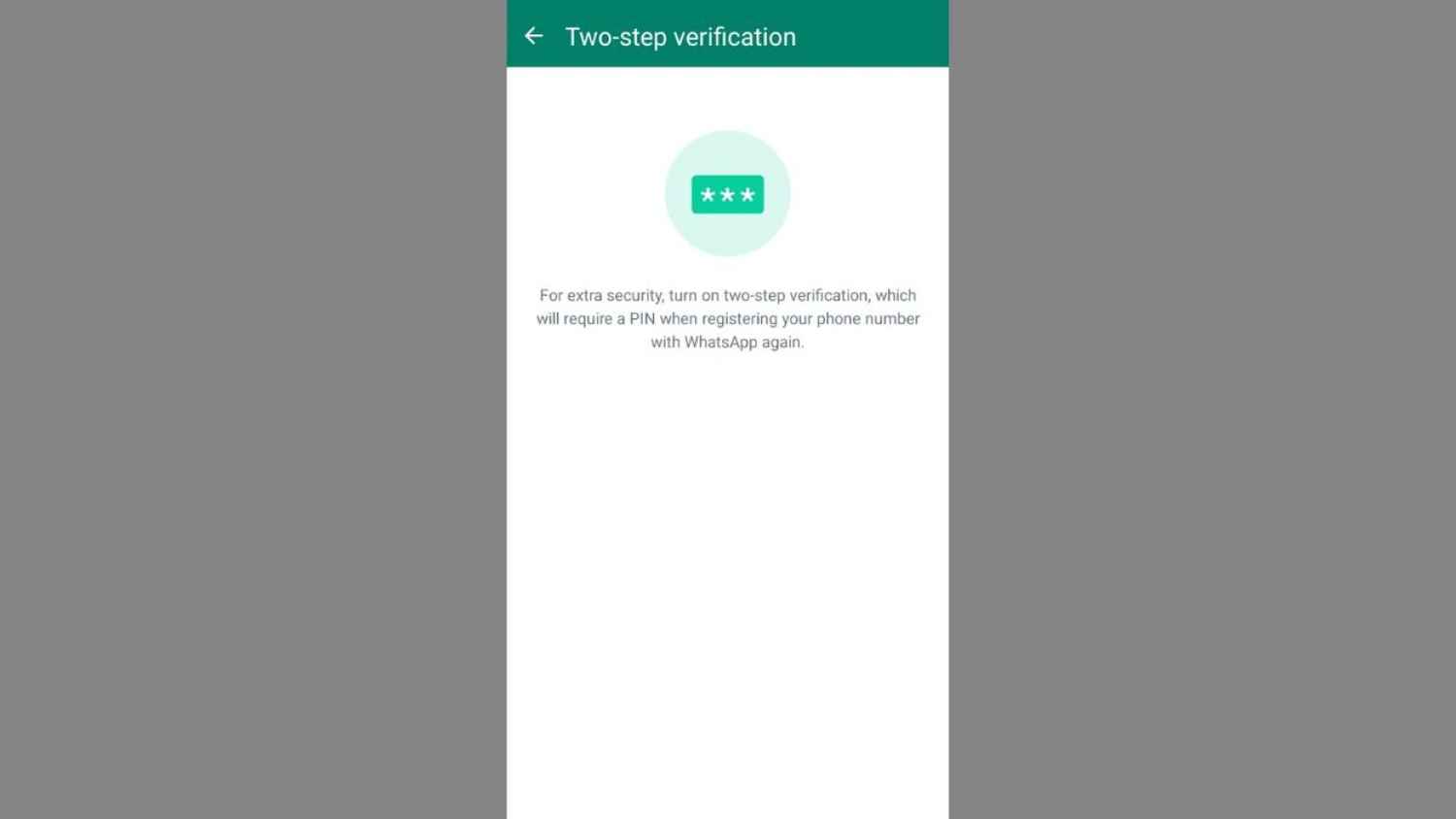 How to set up two-step verification on WhatsApp for added security ...
