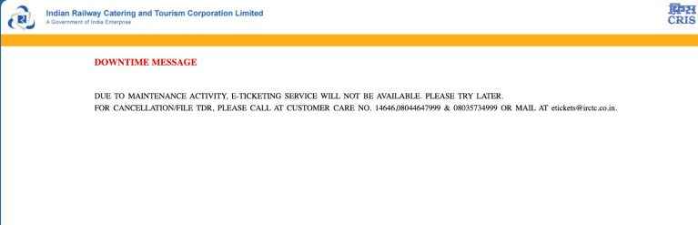 IRCTC down: Thousands of users are unable to book their train tickets