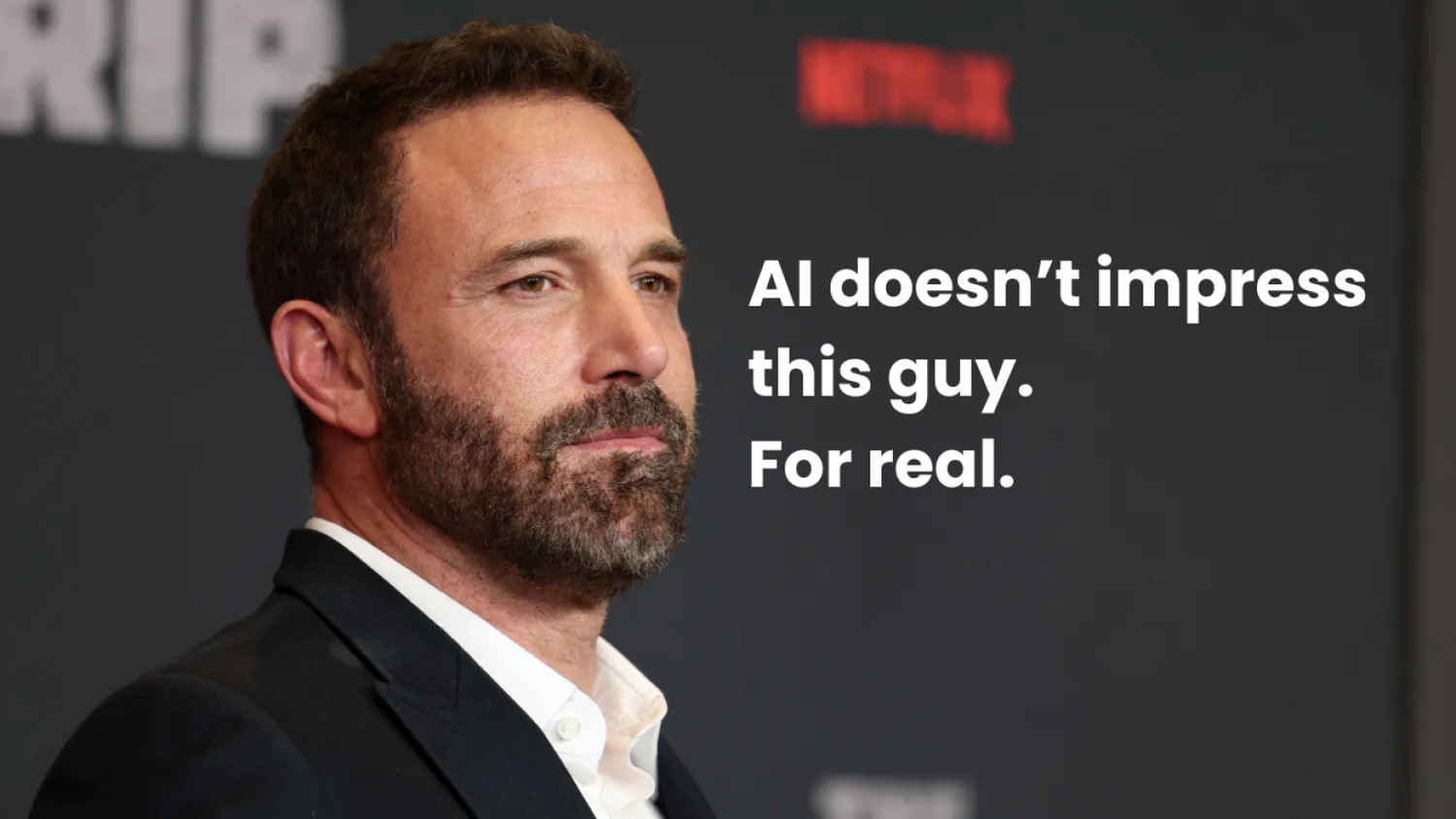Ben Affleck says AI is overhyped, overvalued, and creatively hollow
