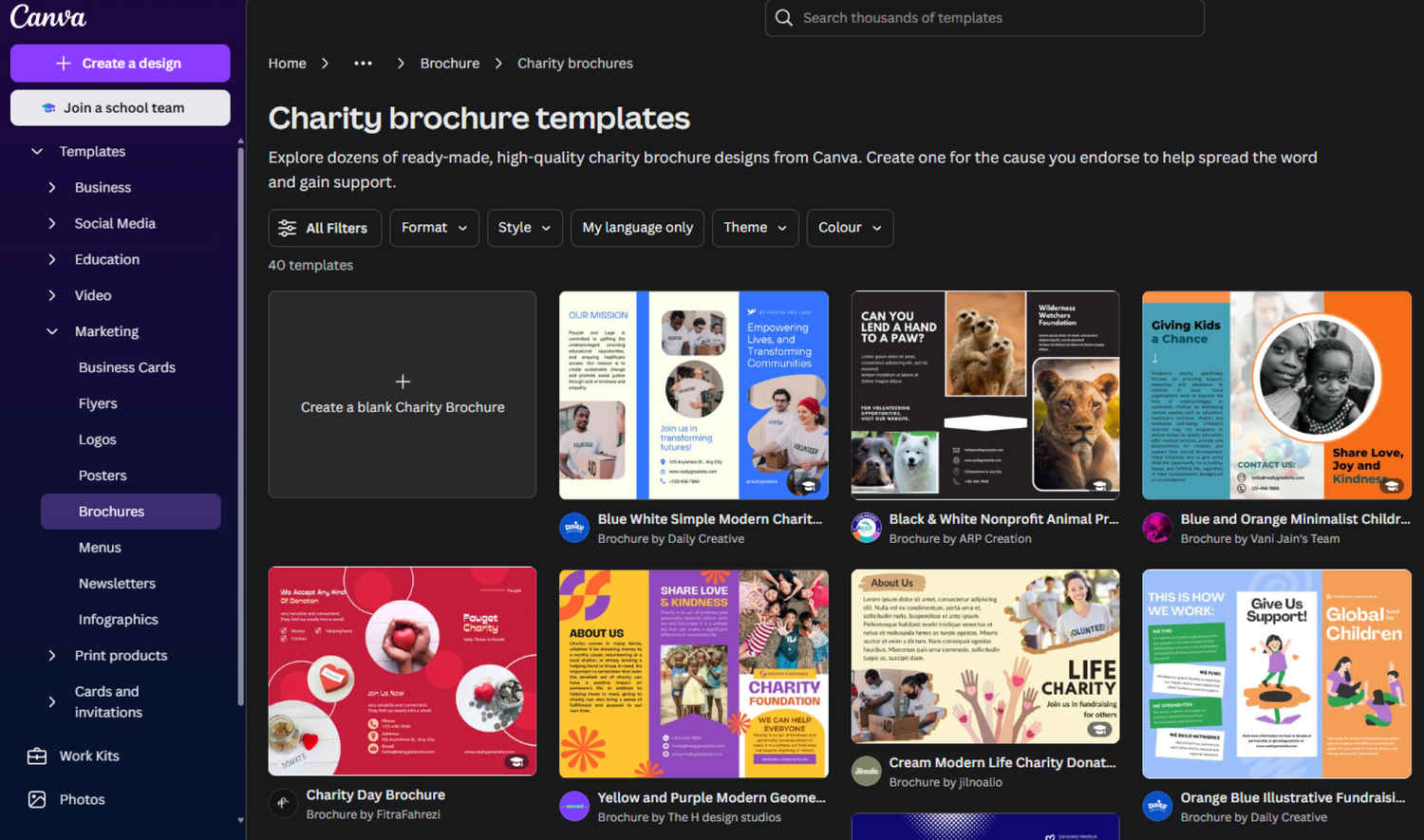 Canva 101: Design printed wedding cards and event brochures on Canva