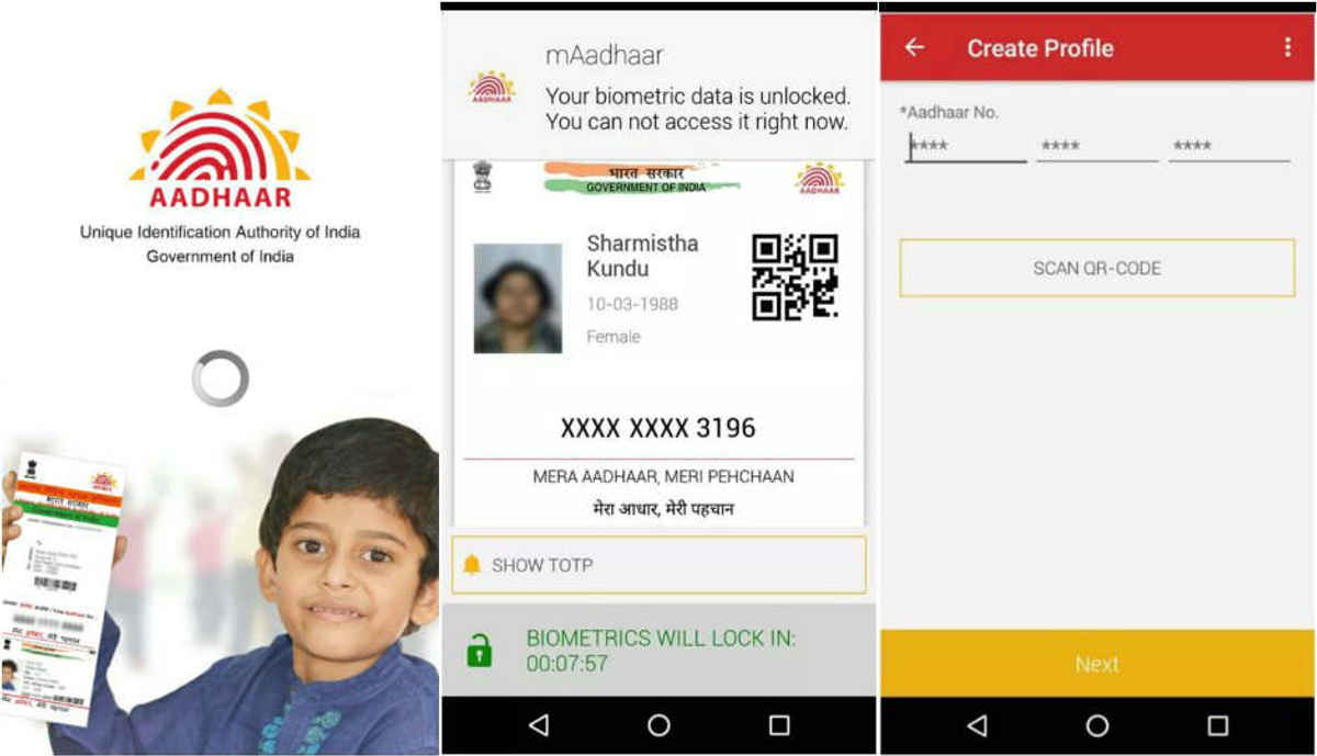 Uidai Launches Maadhaar App With Biometric Check Time Based Otp For
