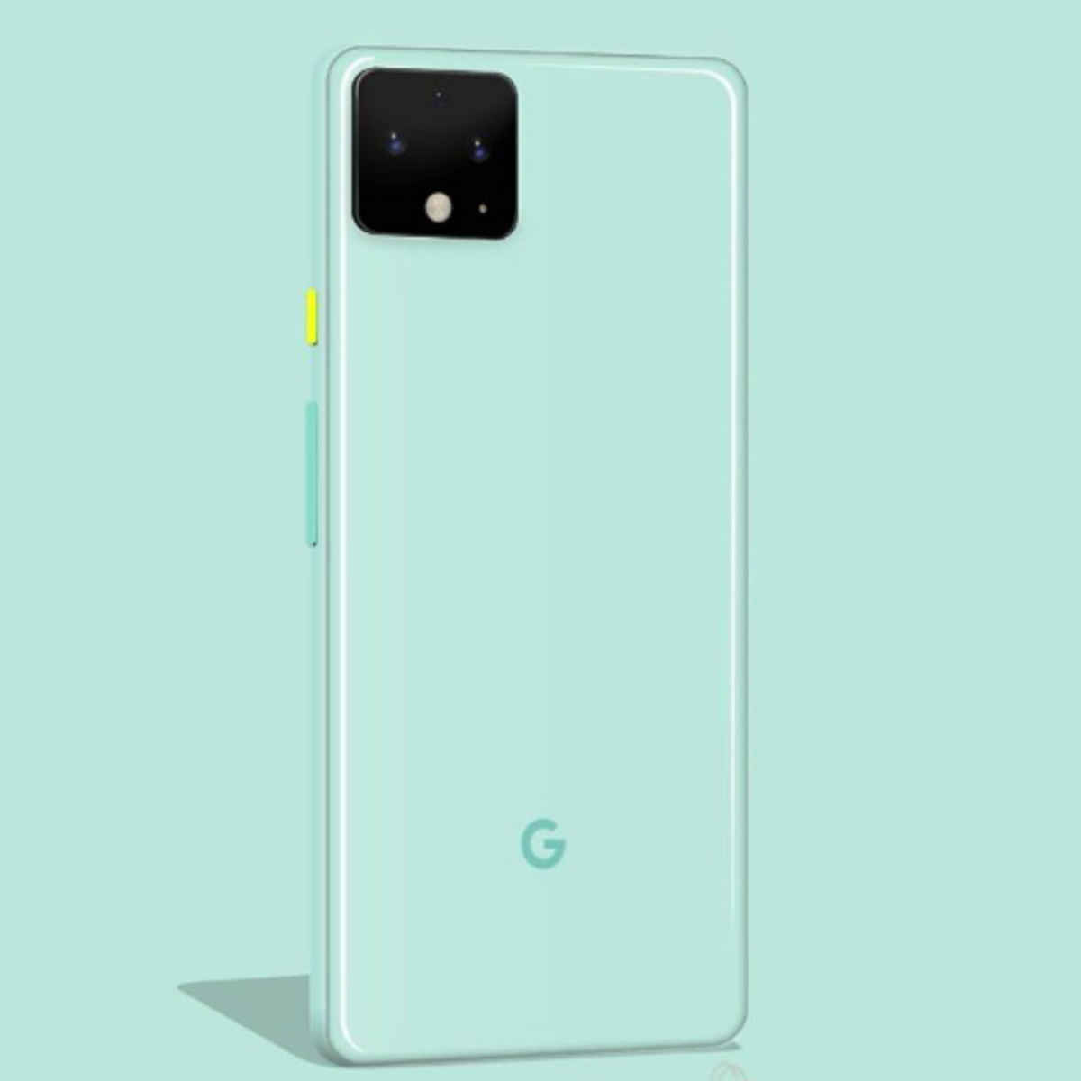 Google Pixel 4 renders reveal new Mint colour with yellow power button ...