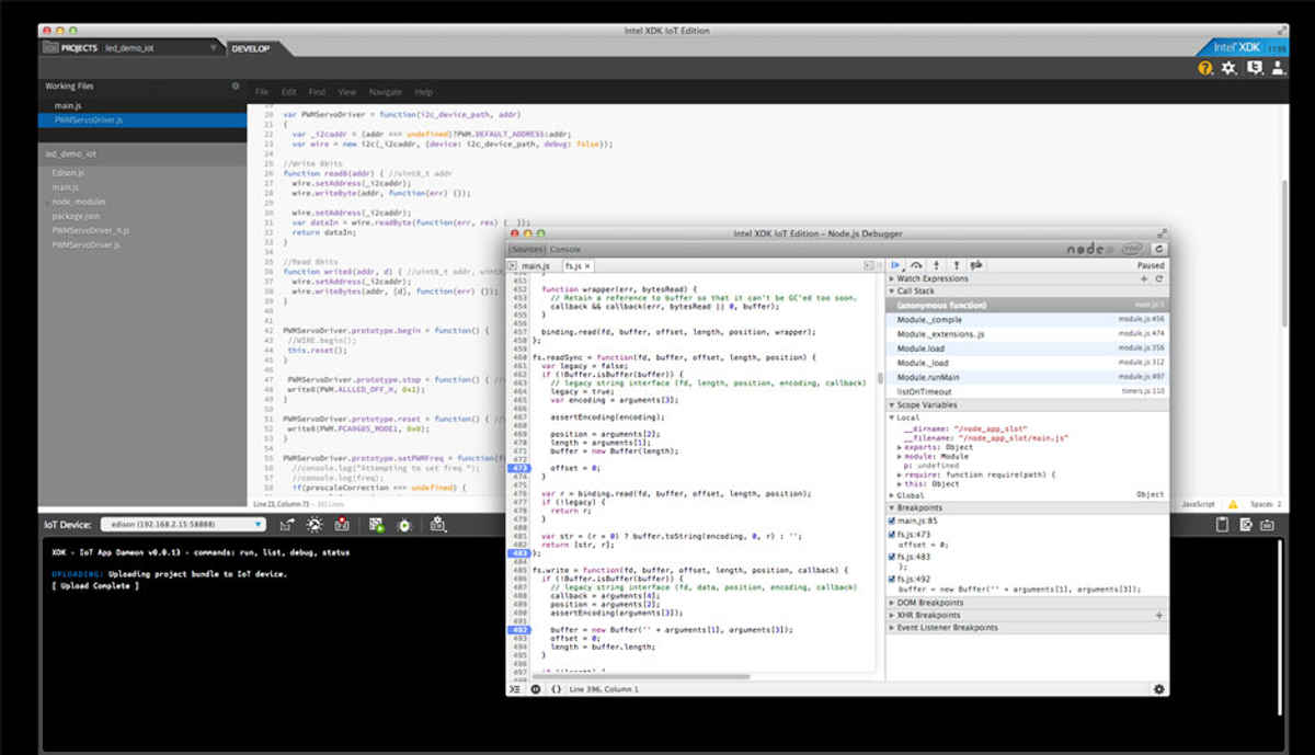 How to use Intel Mashery APIs, Edison and XDK for a basic Node.js application | Digit