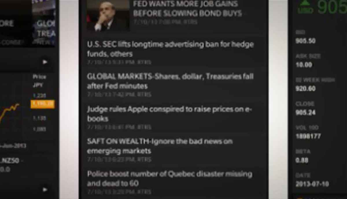 Thomson Reuters Eikon: Financial markets data app released for ...
