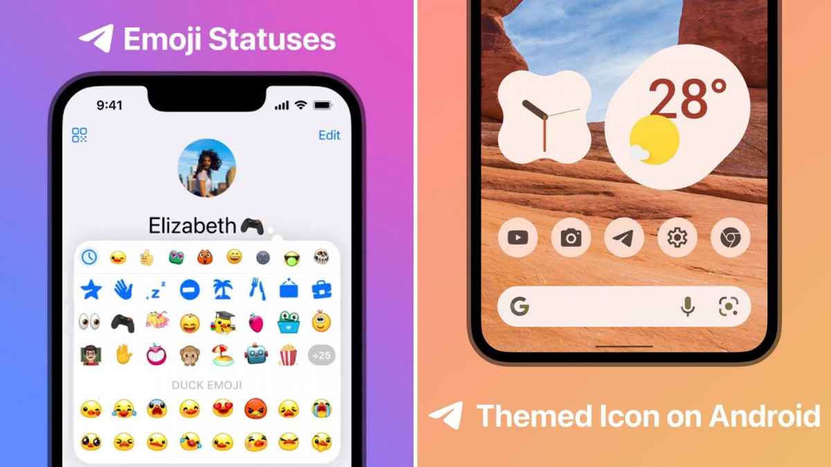 Telegram update adds Infinity Reactions and Emoji Statuses: Here's how ...