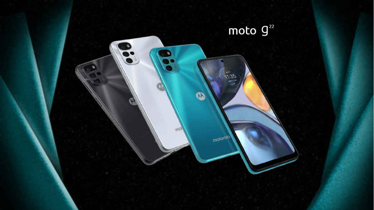 Motorola has launched the Moto G22 in India with a 90Hz display and ...
