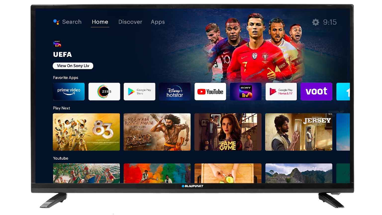 Blaupunkt Cybersound Android TVs launched in India, available in 40 ...