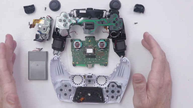 PS5 DualSense Controller teardown reveals tech behind the adaptive ...