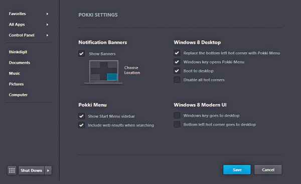How to use Pokki to restore the Start menu to Windows 8