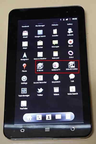 Reliance 3G Tab: Exclusive Test Lab Preview